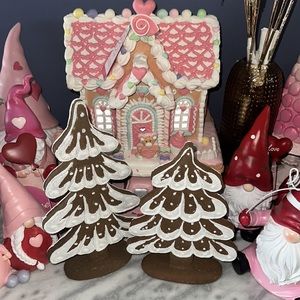 Raz Imports | Holiday | Gingerbread Trees Set Of 2 | Poshmark